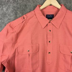 John Blair | Shirts | John Blair Mens Shirt 3xl Short Sleeve Polo ...